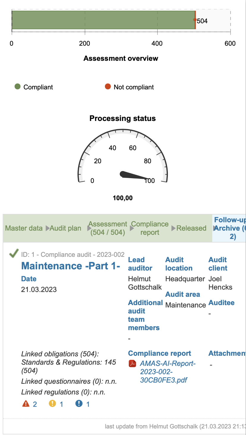 Audits & Inspections - AMAS.aero | Aerospace Management System Hub