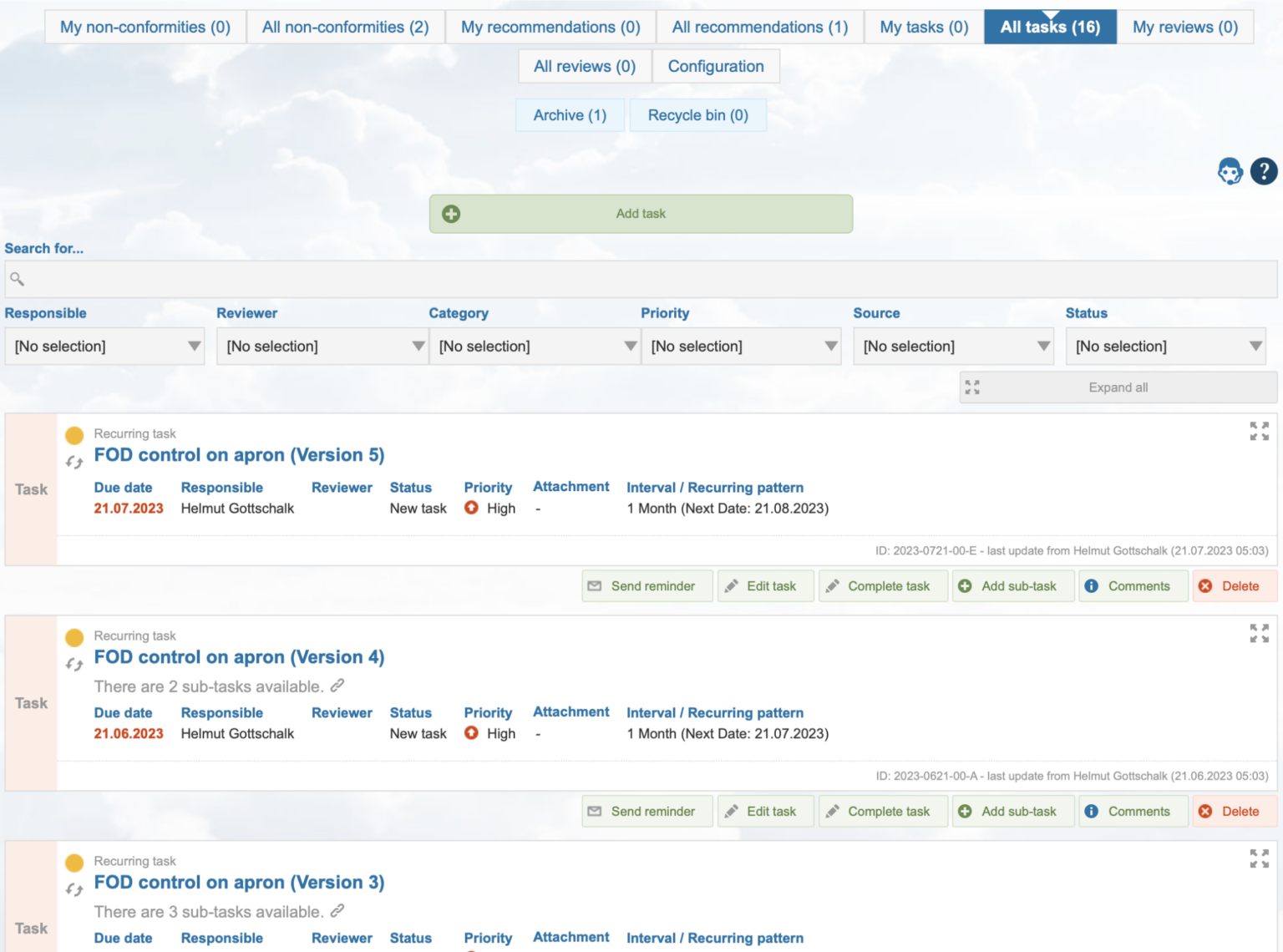 Measure Management - AMAS.aero | Aerospace Management System Hub