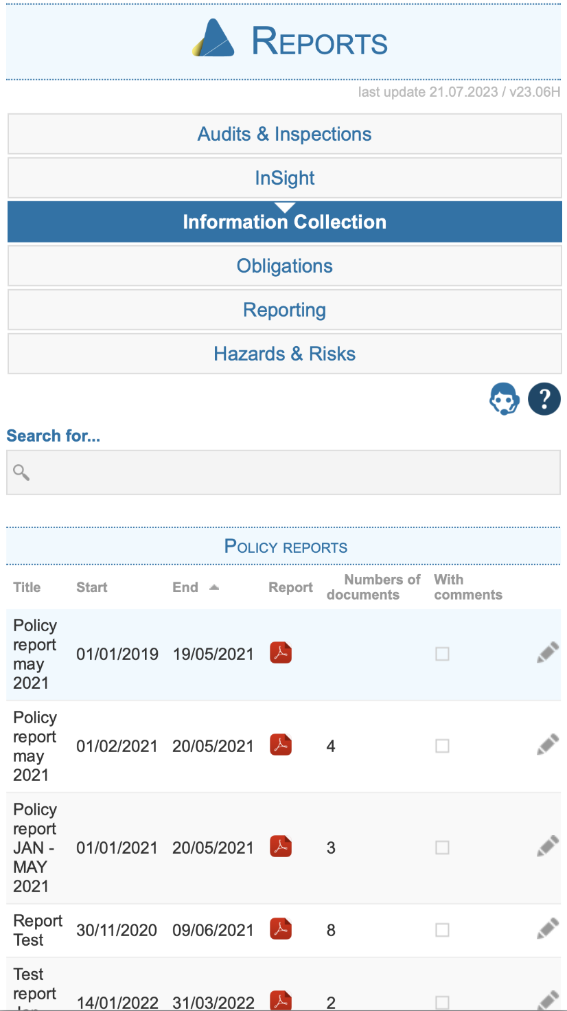 Reports - Comprehensive Reporting and Non-Conformity Processing - AMAS.aero | Aerospace ...