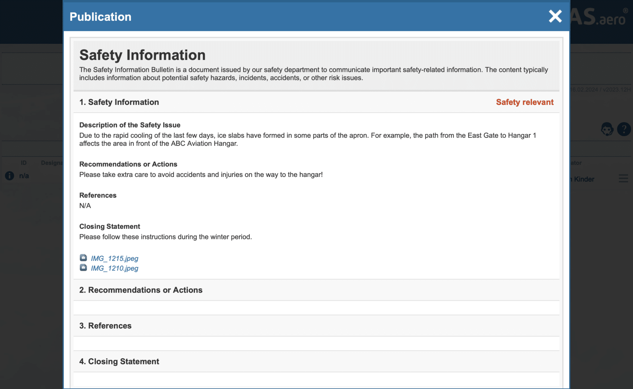 Communication - AMAS.aero | Aerospace Management System Hub